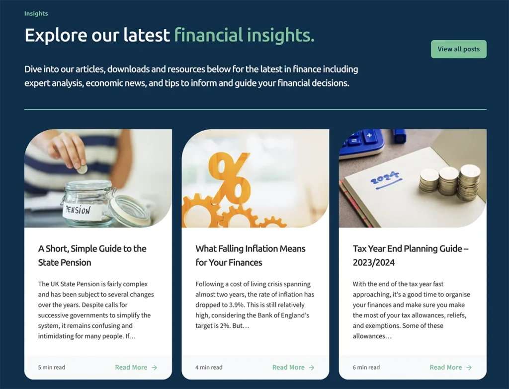 Content Marketing Calendar for Financial Advisers